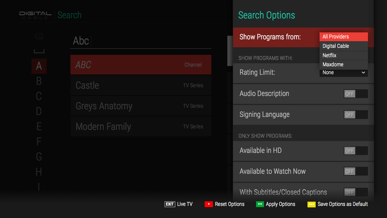 Rovi Guide | Human Friendly Design