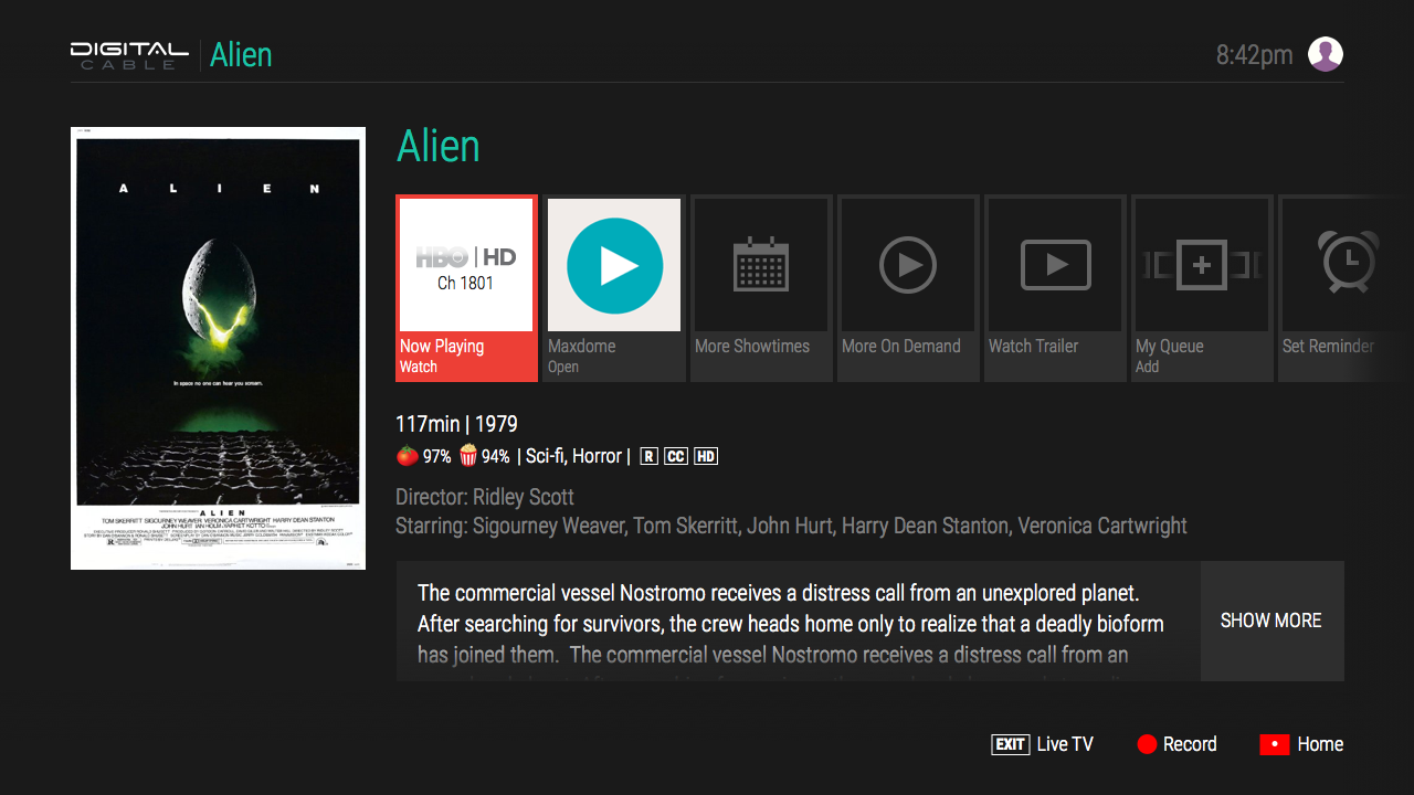 Rovi Guide | Human Friendly Design