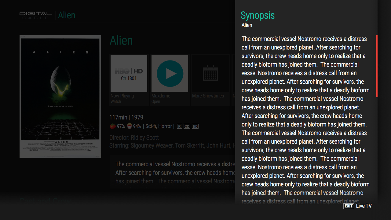 Rovi Guide | Human Friendly Design