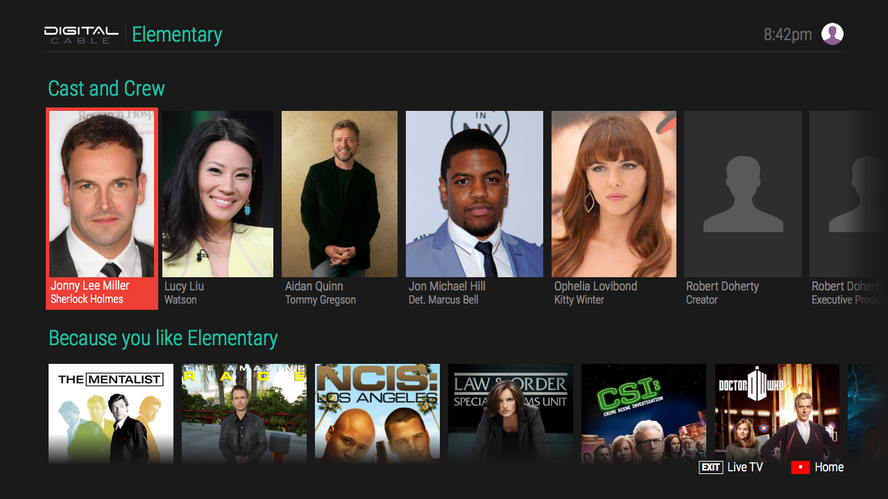 Rovi Guide | Human Friendly Design