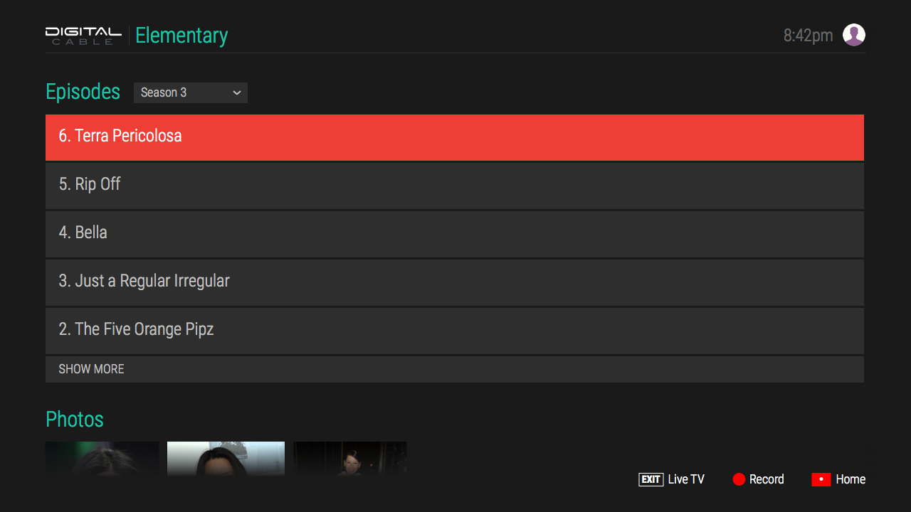Rovi Guide | Human Friendly Design
